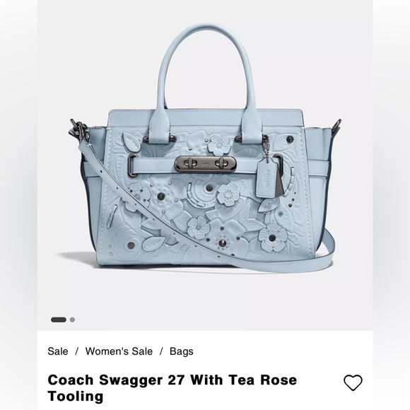 Coach | Bags | Coach Swagger 27 With Tea Rose Tooling | Poshmark